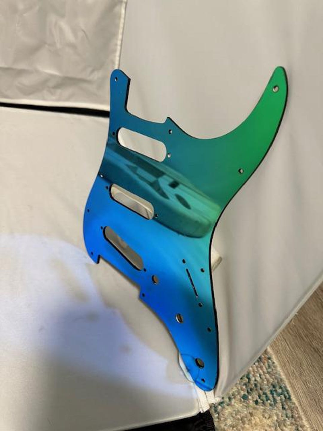 Color Shifting Strat Pickguard | Custom Guitar Accessory | Unique Color ...