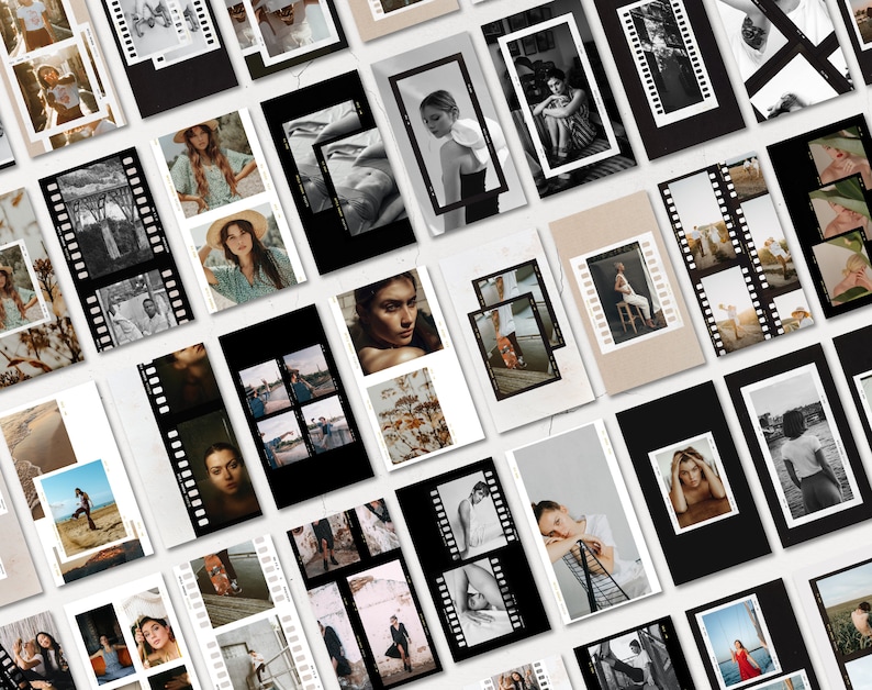 100 Instagram Templates - Film Frames Templates - Social Media ...