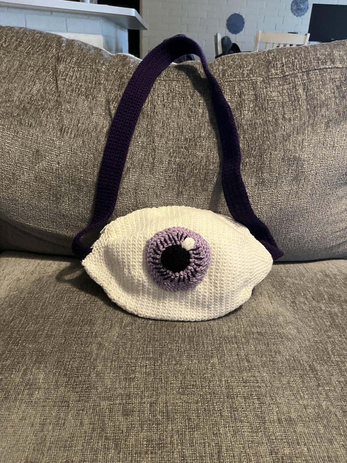 Eyeball Halloween Creepy Spooky Scary Crochet Purse PATTERN - Etsy