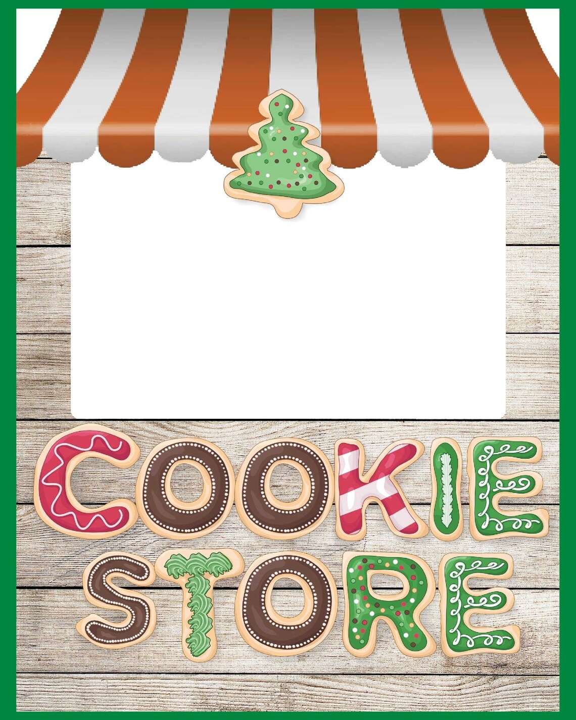 Elf Cookie Shop Printable - Elf Printable - Christmas Elf Tradition ...