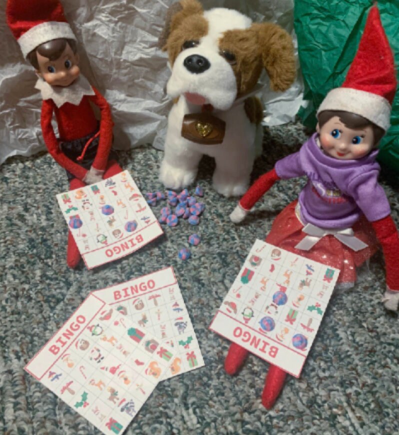 Elf Sized BINGO Printable Elf Prop for Your Favorite Elf - Etsy UK