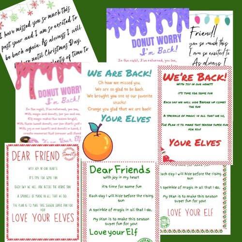 ULTIMATE Elf Prop Printable Pack Elf Letters, Elf Notes, Elf Props, Elf ...