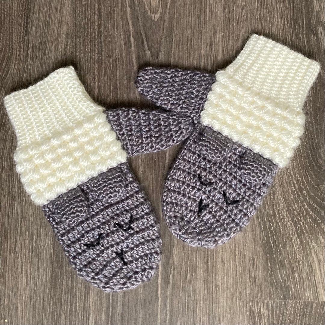 Snuggly Sheep Mittens Crochet Pattern (PDF Pattern ONLY) - Etsy