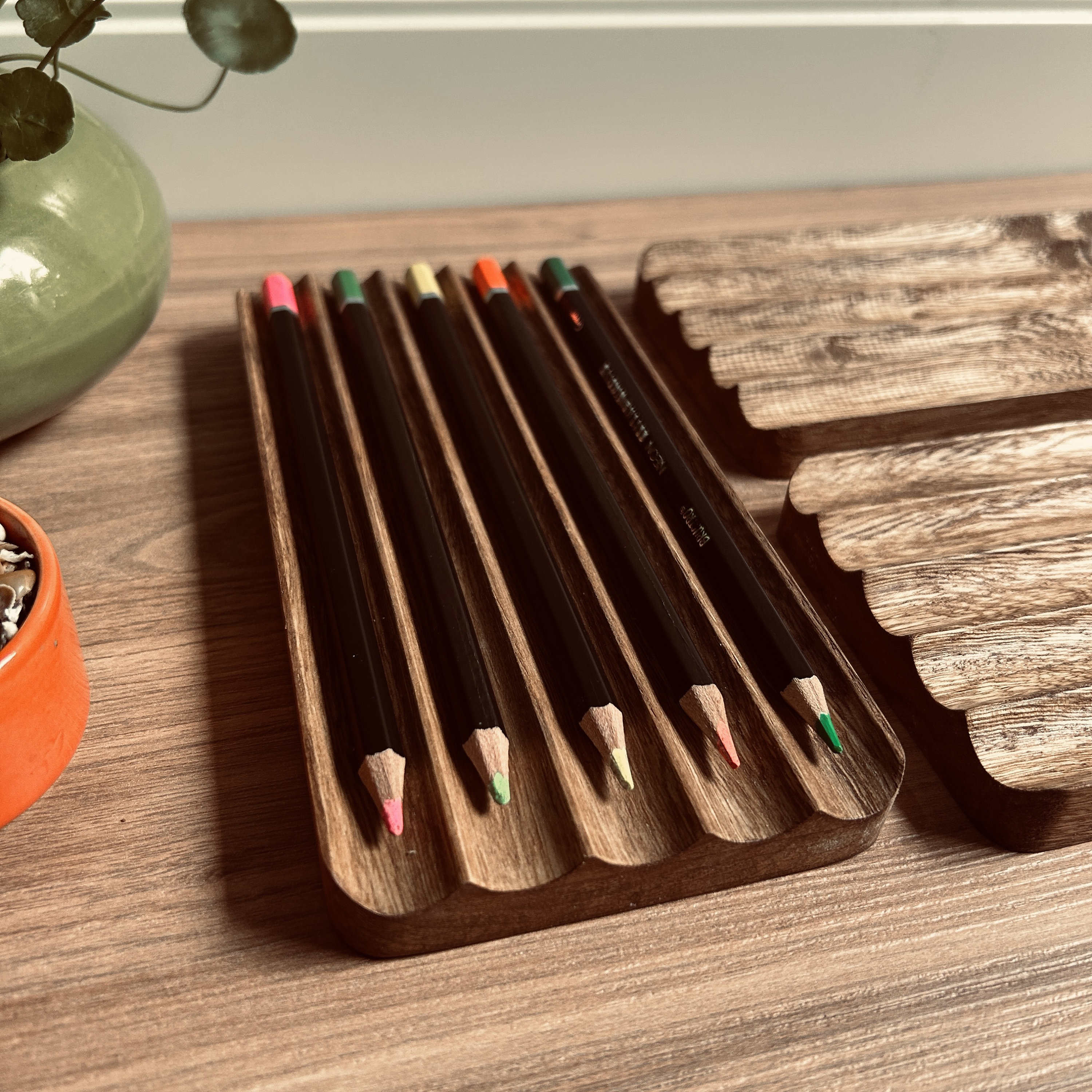 Wooden Pen Tray at Iris Morris blog
