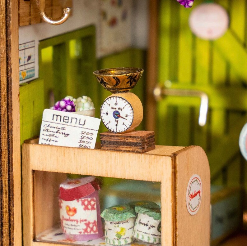 Rolife Sweet Jam Shop DIY Miniature House Kit DS010 1 : 28,anniversary ...