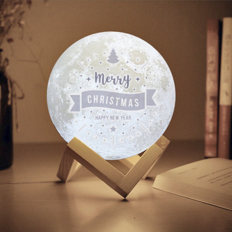 Personalization Lunar Moon Lamp Night Light 3D Print - Etsy