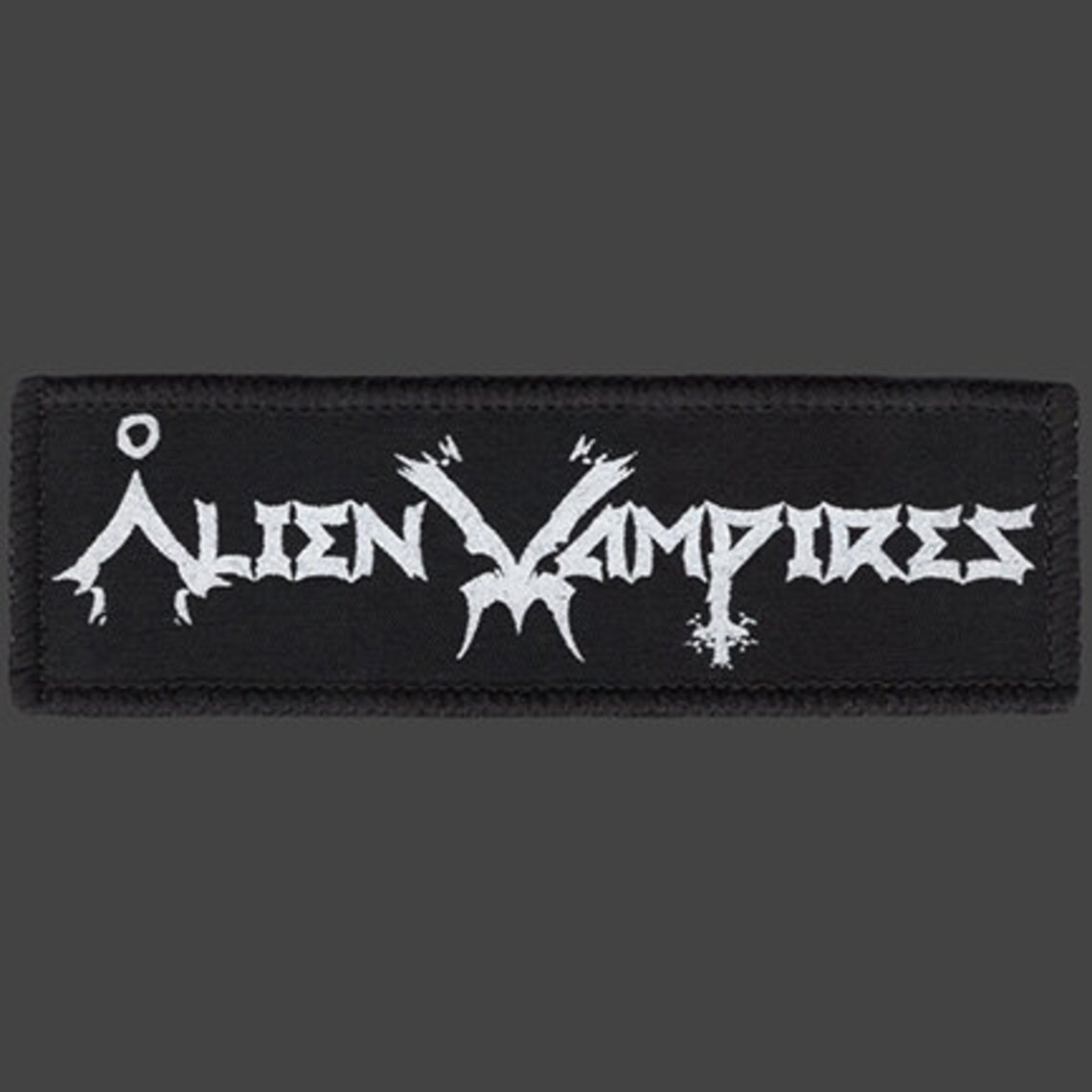 Alien Vampires print patch dark electro band | Etsy