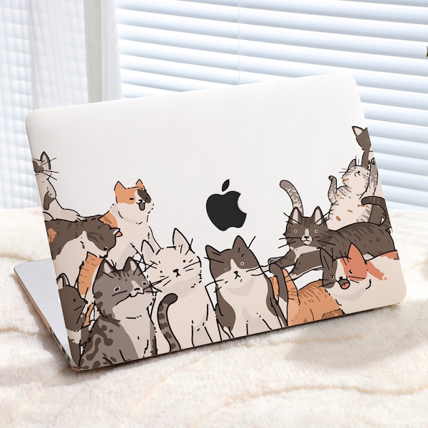 MacBook Pro Cat Stickers - Etsy