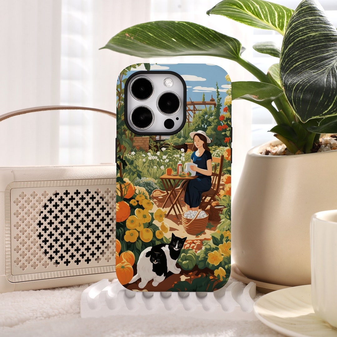 Personalized Afternoon Tea iPhone Case: Rustic Garden Party Full Wrap ...