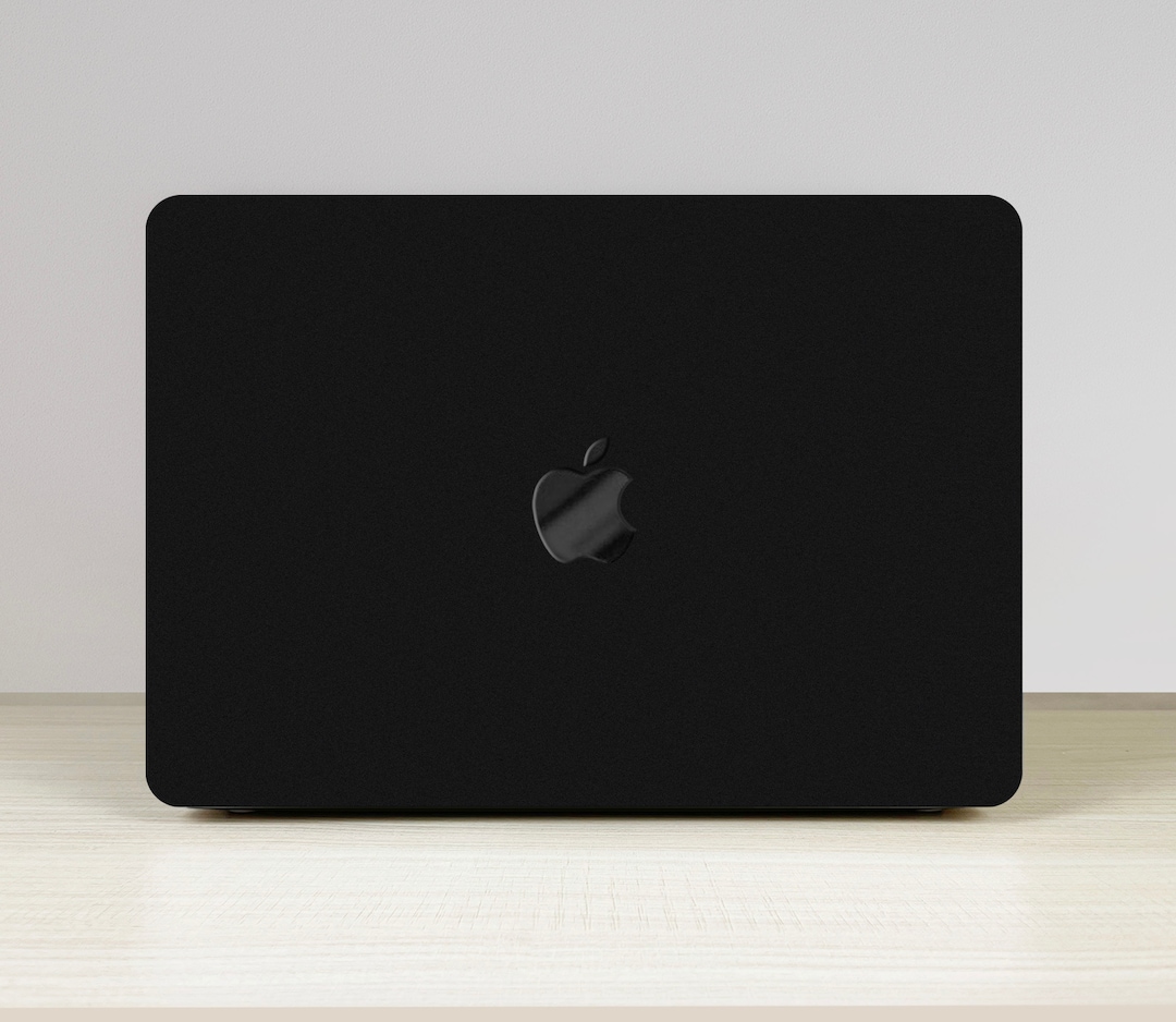 Texture Black Macbook laptop Case Cover for MacBook Air 11/13 Pro 13/14 ...
