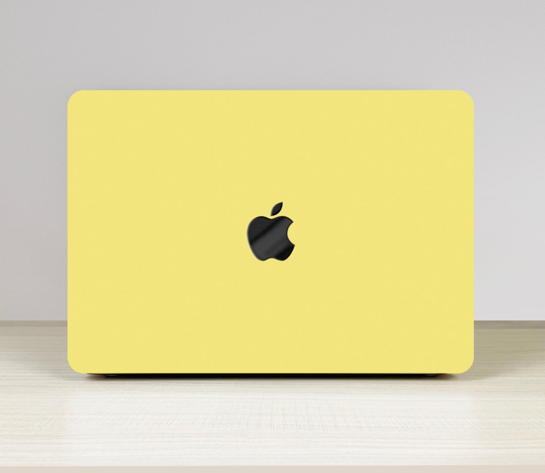Yellow Cream Color MacBook Laptop case Cover for MacBook Air 11/13 Pro ...