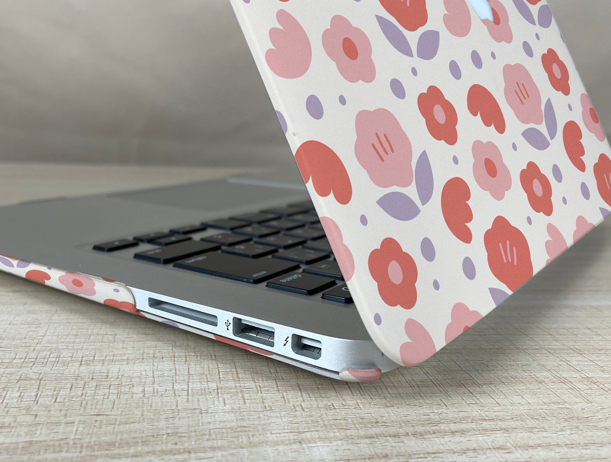 Cartoon Red Flowers New Pro Mac Hard Protective Case - Etsy UK