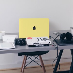 Yellow Cream Color MacBook Laptop case Cover for MacBook Air 11/13 Pro ...
