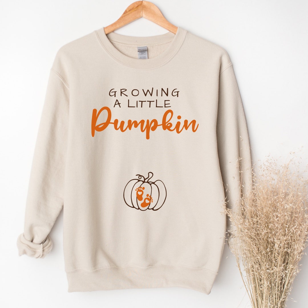 Thanksgiving Fall Pregnancy Announcement Sweatshirt, Funny Pregnancy ...