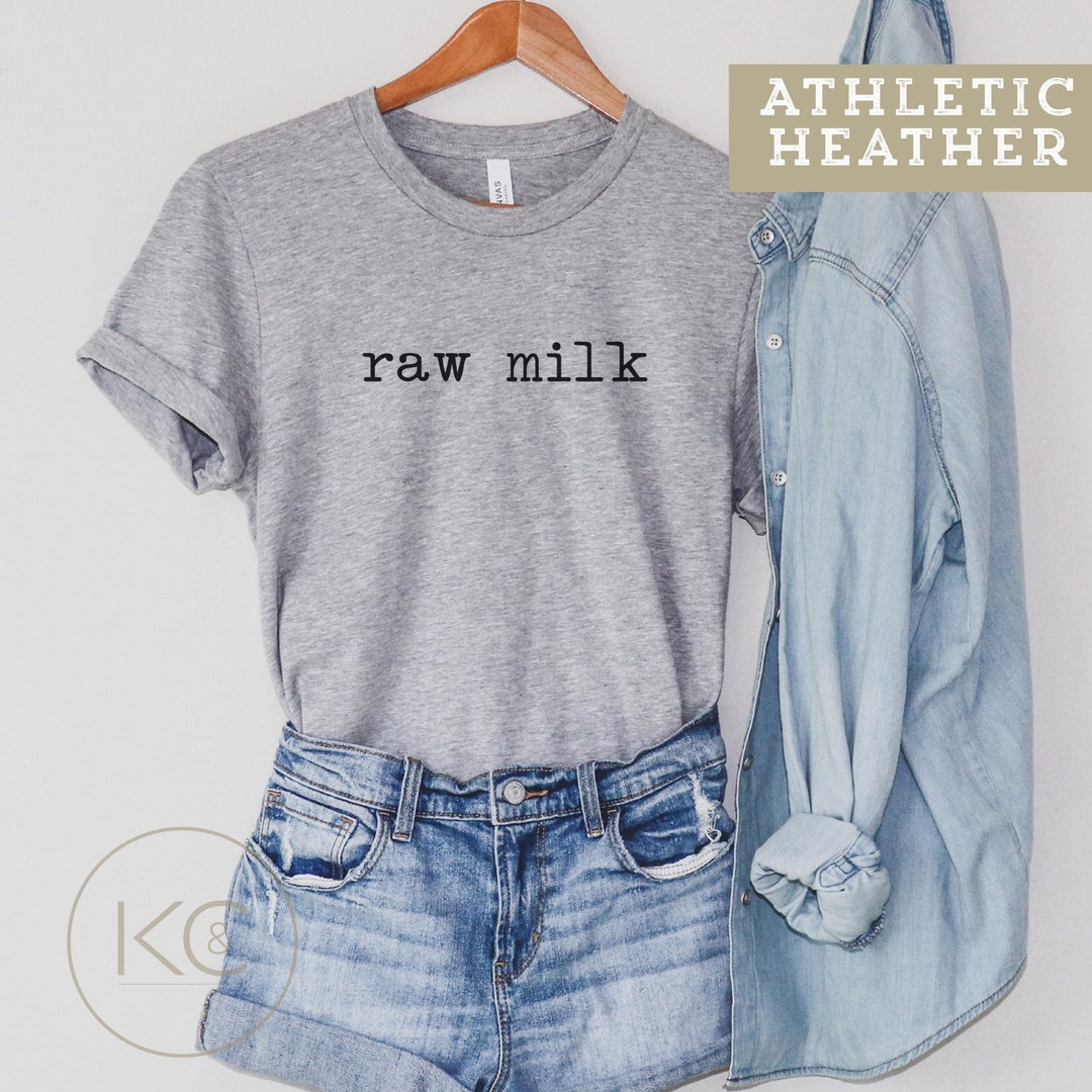 Raw Milk T-shirt, Homestead Shirt, Homesteader Tshirt ,gift for a Dairy ...