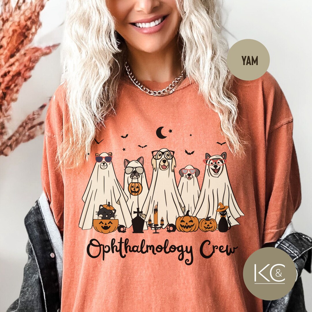 Spooky Ophthalmology Halloween Shirt, Comfort Colors® Shirt, Optometry ...