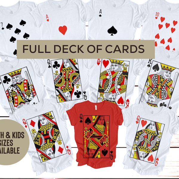 Deck Of Card Costume Women Etsy