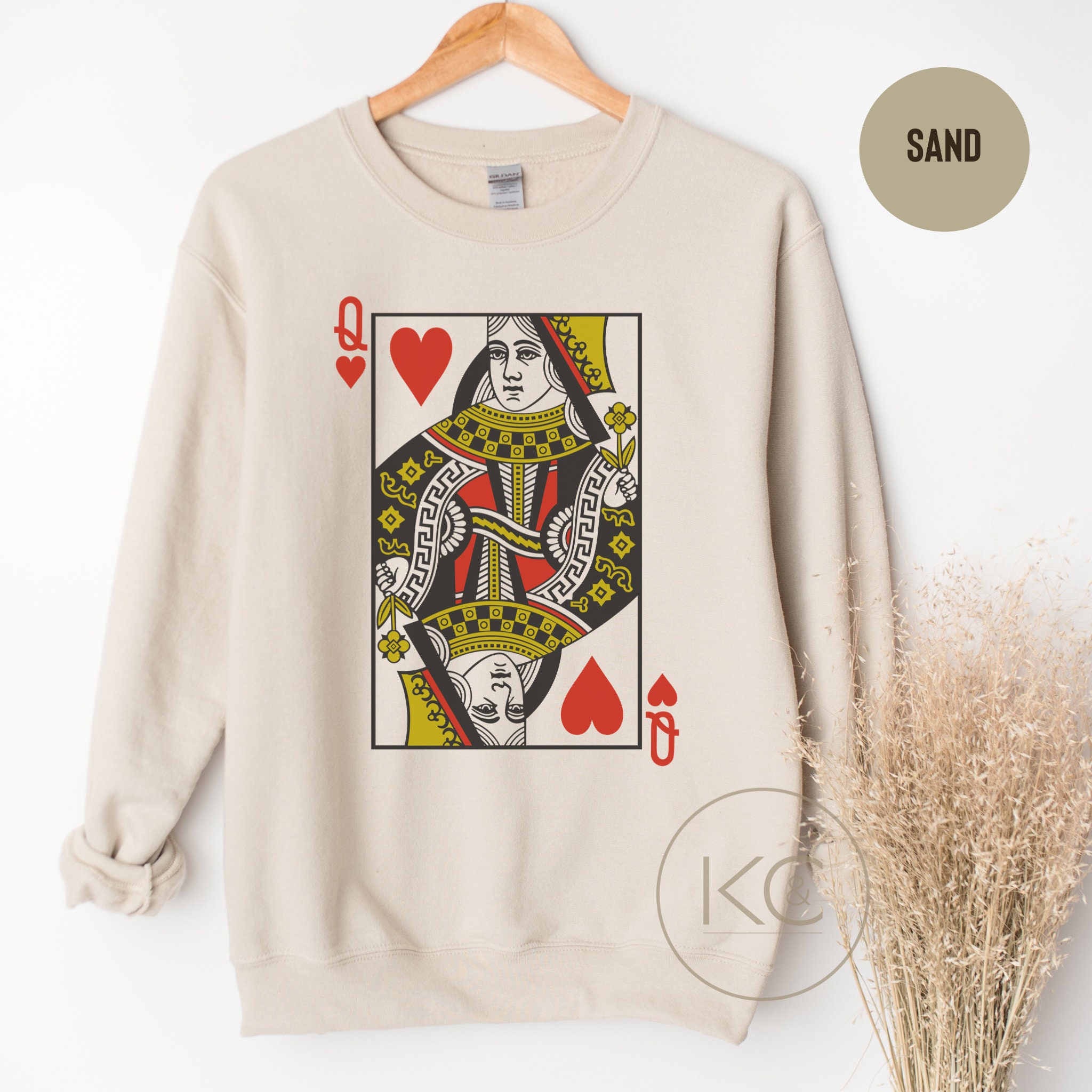 Deck of Cards Group Costume Sweatshirts, Poker Outfit Cards Crewneck ...