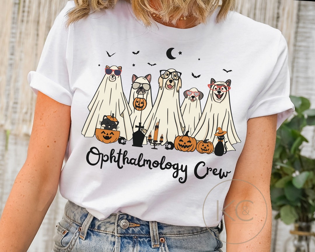 Spooky Optometry Crew Halloween Shirt, Ophthalmology Shirt, Optometry ...