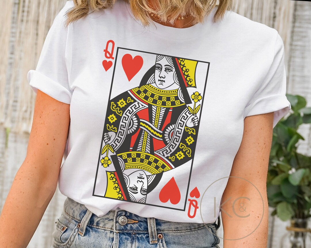 Group Halloween T-shirts, Matching Playing Cards Shirts, Queen of ...
