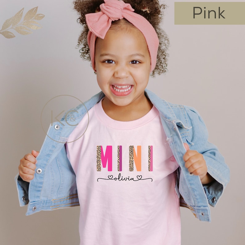 Matching Nana Grandma Mini T-shirts Custom Names Gigi - Etsy