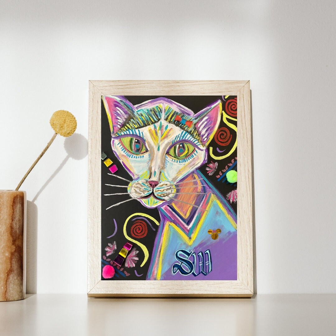 Snow White the Cat - Etsy