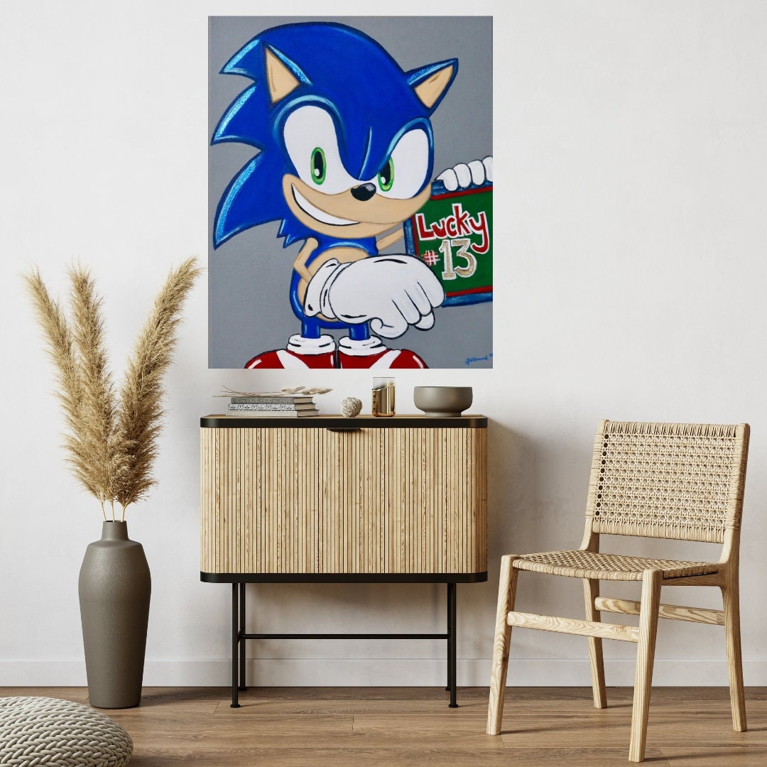 Sonic the Hedgehog Print - Etsy