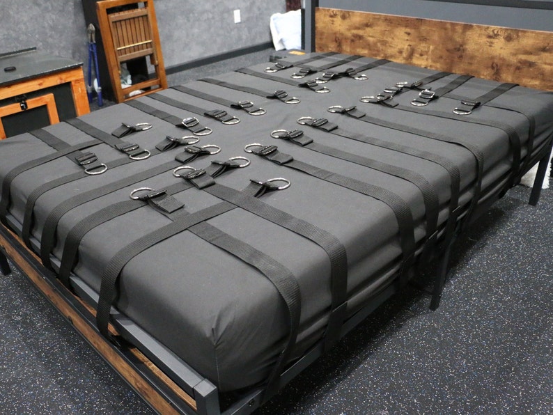 14-piece Premium BDSM Bondage Bed Straps (metal Buckles) - Etsy