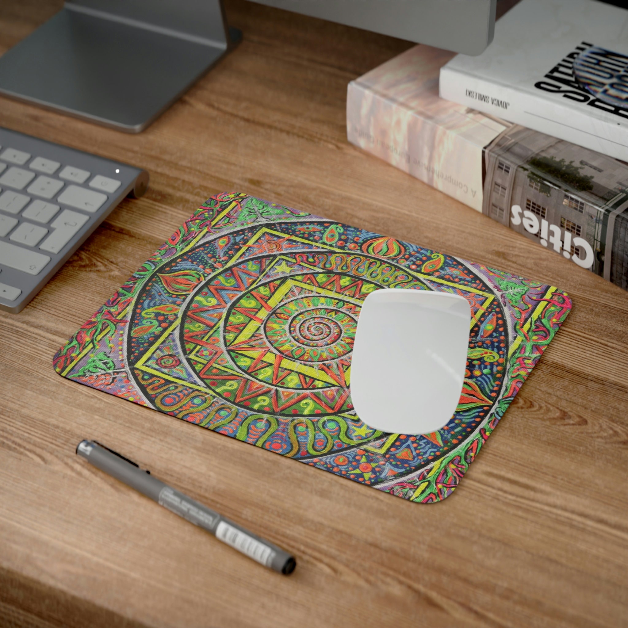 Mandala Mouse Pad – Artwork – 20x24 Cm Gaming, Office Desk Decor ...