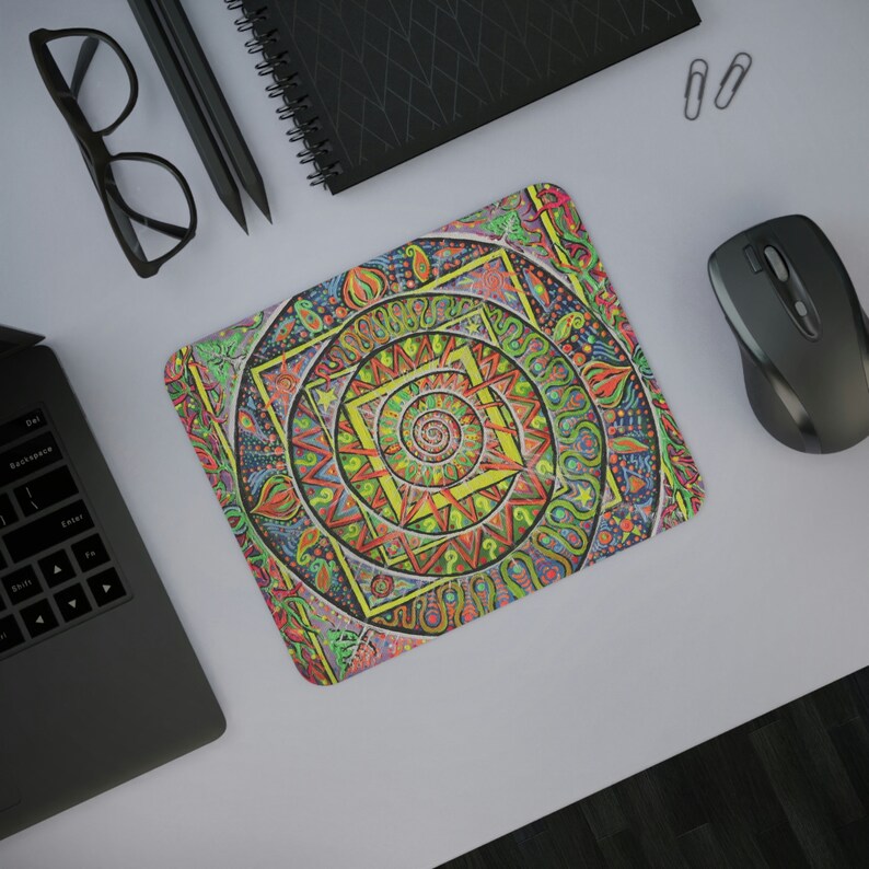Mandala Mouse Pad – Artwork – 20x24 Cm Gaming, Office Desk Decor ...