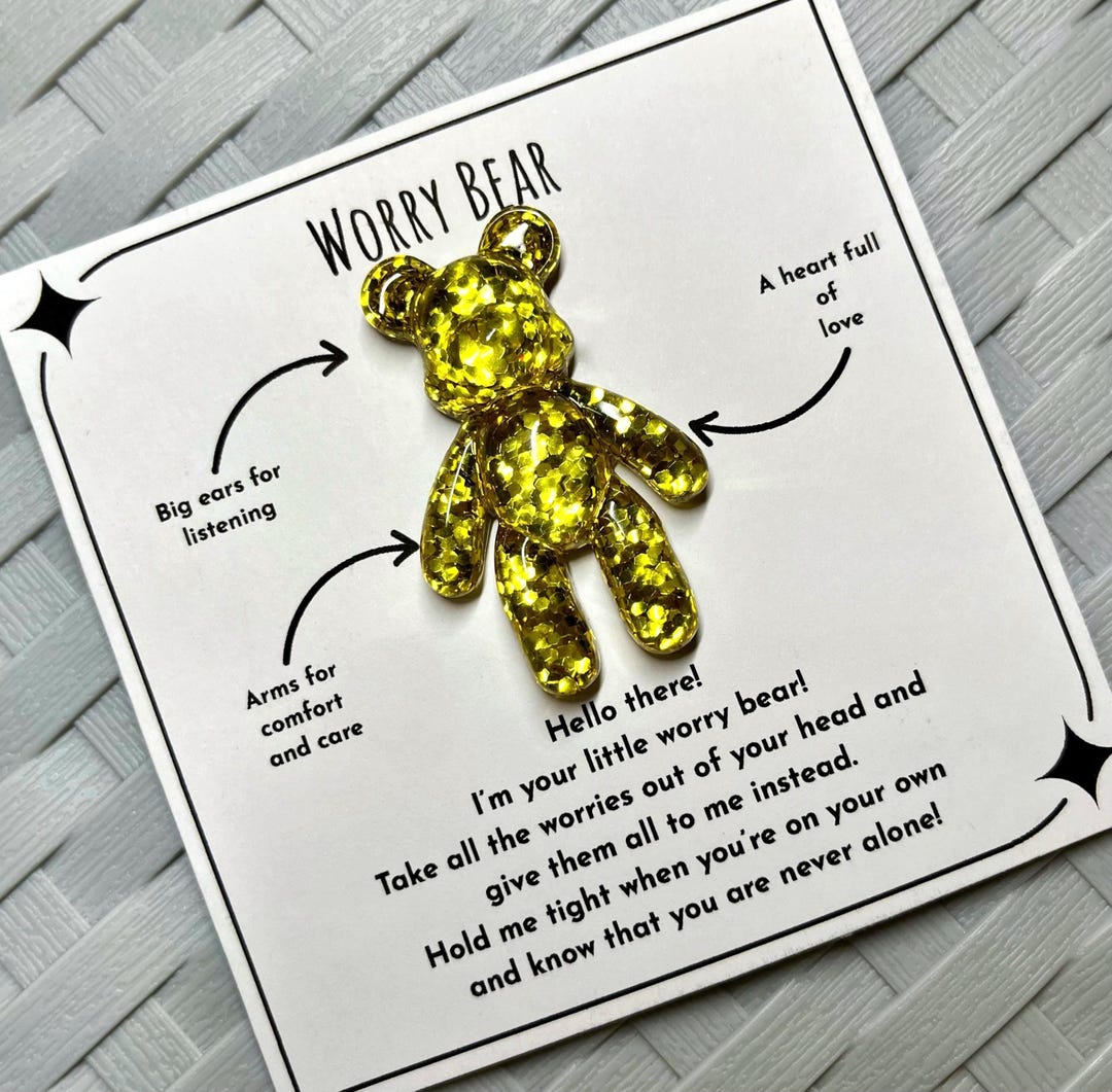 Worry Bear Pocket Hug: Anxiety, Stress Relief and Reassurance Gift ...