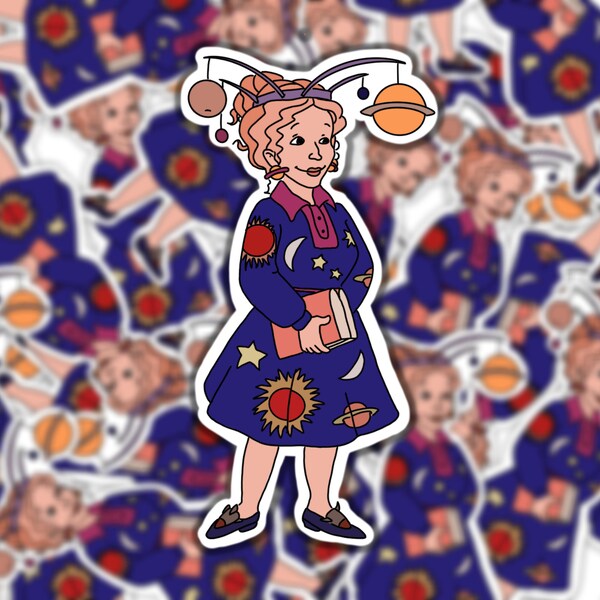 Ms Frizzle Stickers - Etsy