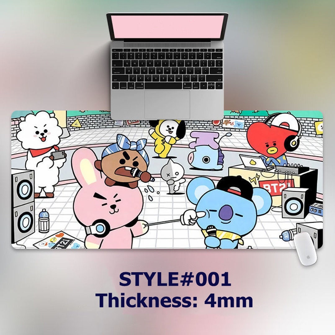 Mouse Pad Desk Mats Cute Kawaii Computer Mat Large Long - Etsy