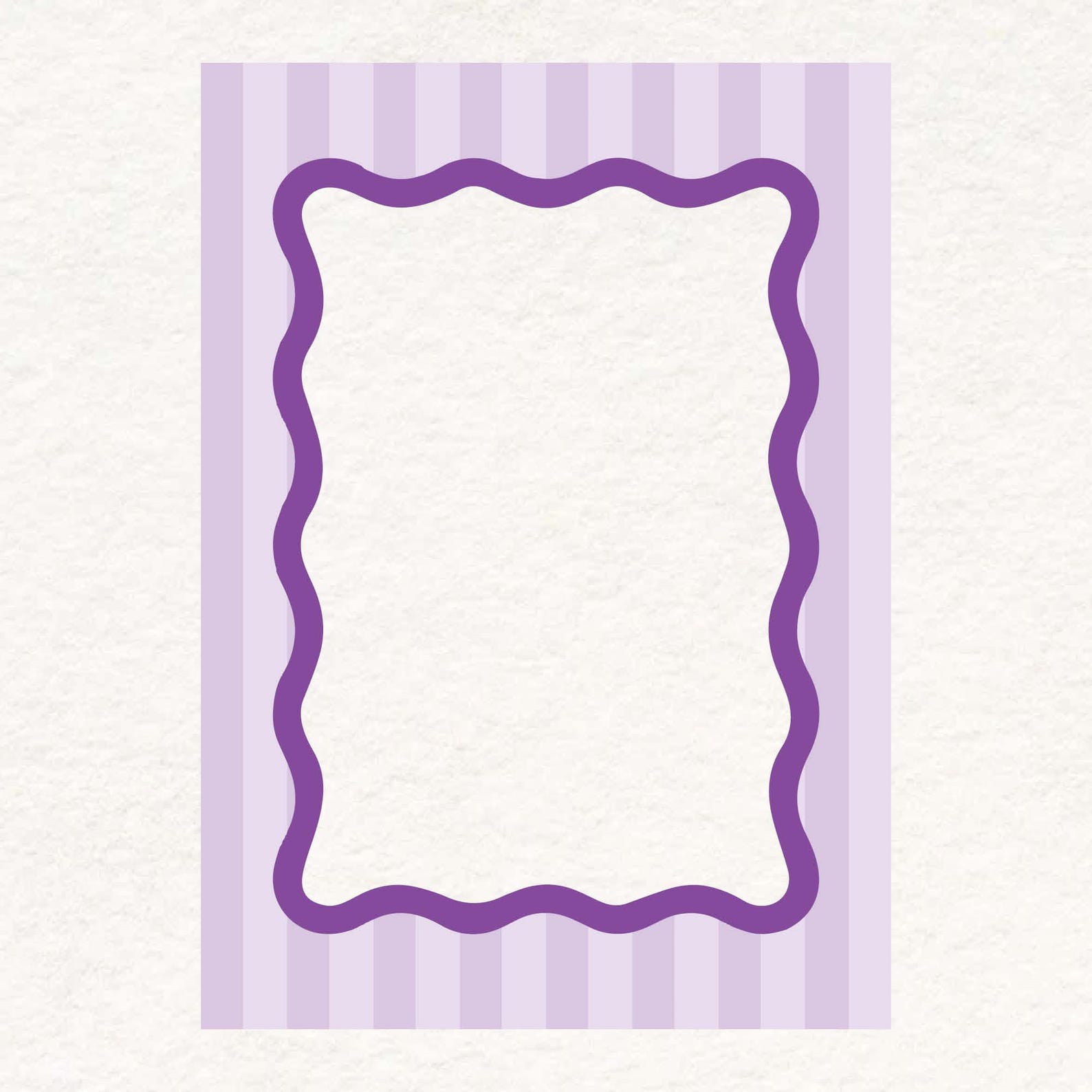 Purple Wavy Line Border Frame Clipart: Wedding Invitation Border ...