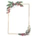 Gold Christmas Frame Clipart: DIY Christmas Crafts (digital Download ...