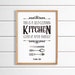 Funny Humorous Clean Kitchen Sign, This is a Self-cleaning Kitchen ...