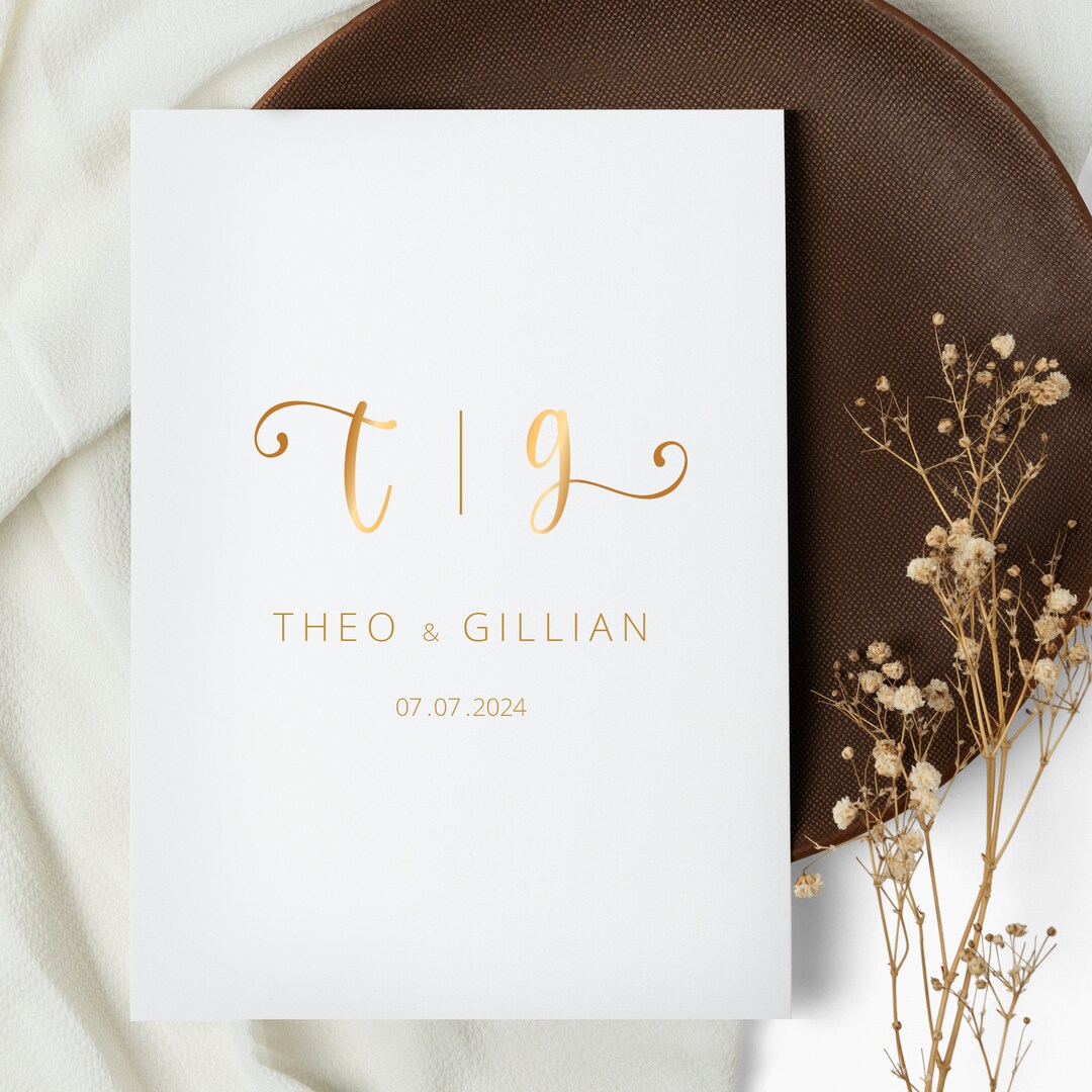 Wedding Logo Design Calligraphy Logo Couples Wedding Logo - Etsy