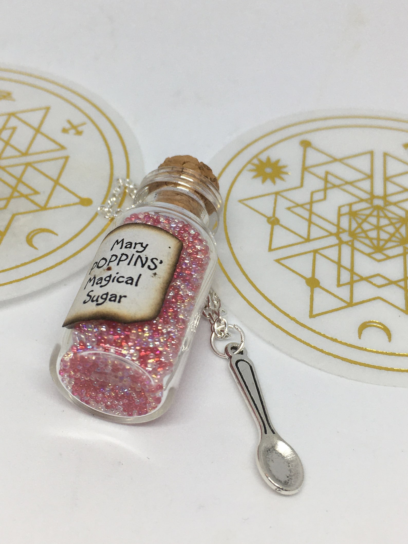 Mary Poppins Magical Sugar Potion Bottle With Necklace and - Etsy