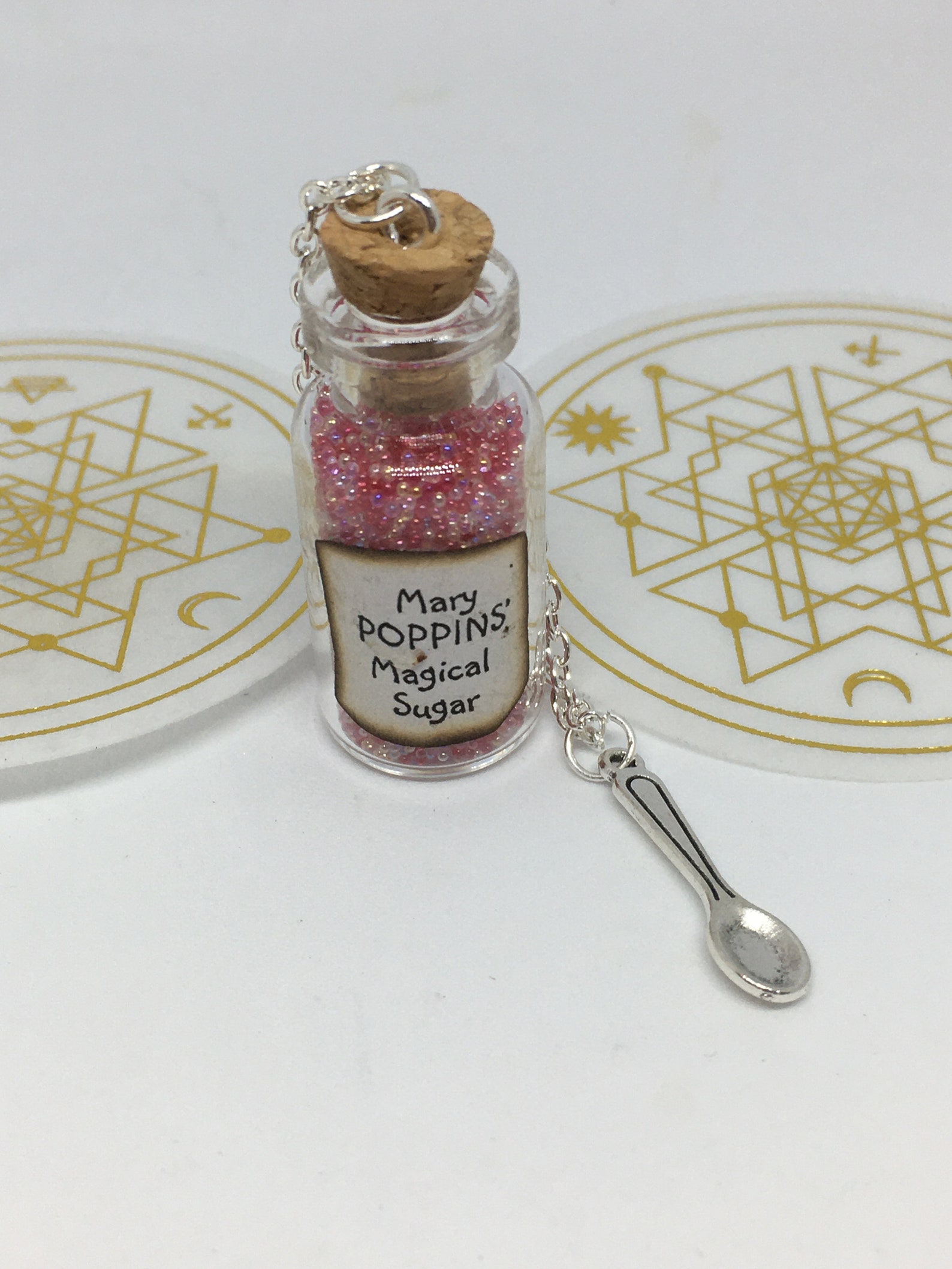 Mary Poppins Magical Sugar Potion Bottle With Necklace and - Etsy