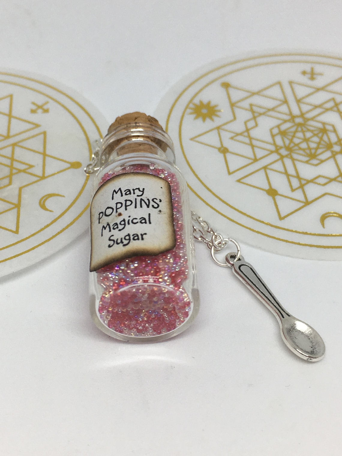 Mary Poppins Magical Sugar Potion Bottle With Necklace and - Etsy