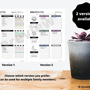 Daily Routine Tracker | Routine Checklist | Weekly Routine | Daily ...
