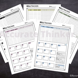 Bill Tracker | Bill Payment Tracker | Bills Tracker | Bill Tracker ...