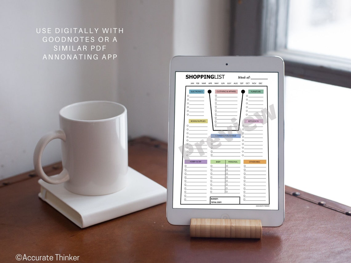 Grocery List Shopping List Grocery Shopping List - Etsy