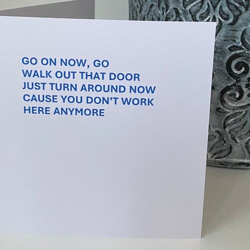 Leaving Card Personalised Goodbye and Good Luck Card New - Etsy UK