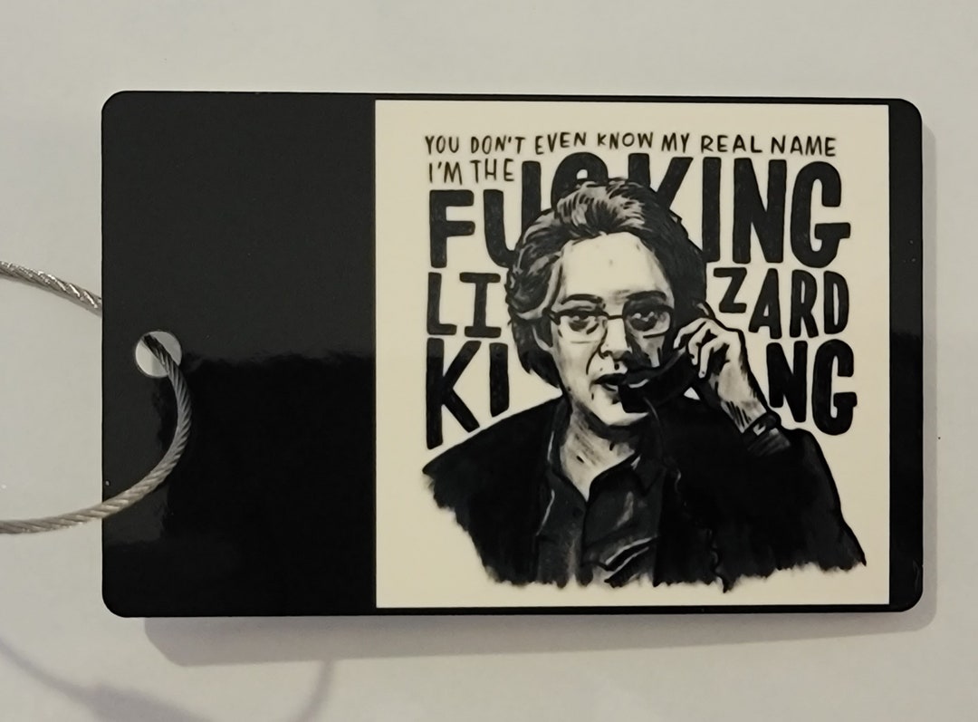 Office Lizard King, Identifier Tag robert California - Etsy