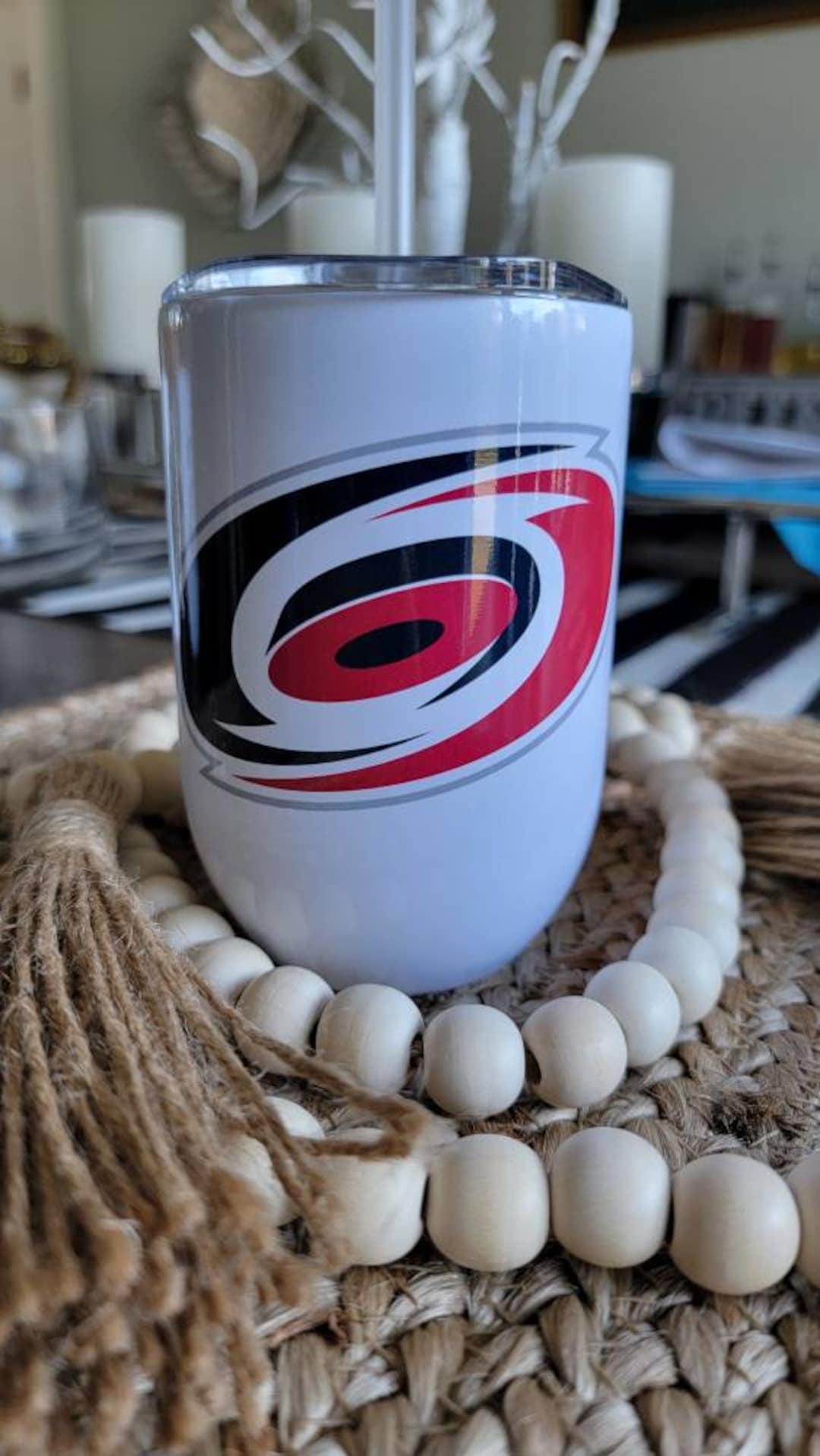 Canes Emblem 12oz Wine Tumbler - Etsy