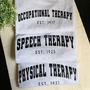 Occupational Therapy Crewneck - OT Long Sleeve - Occupational Therapy ...