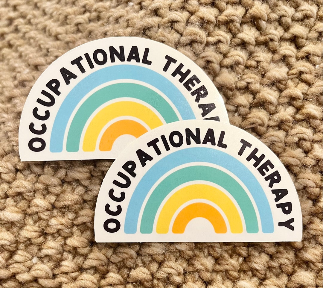 Occupational Therapy Rainbow Sticker: Glossy OT Laptop Decal - Etsy