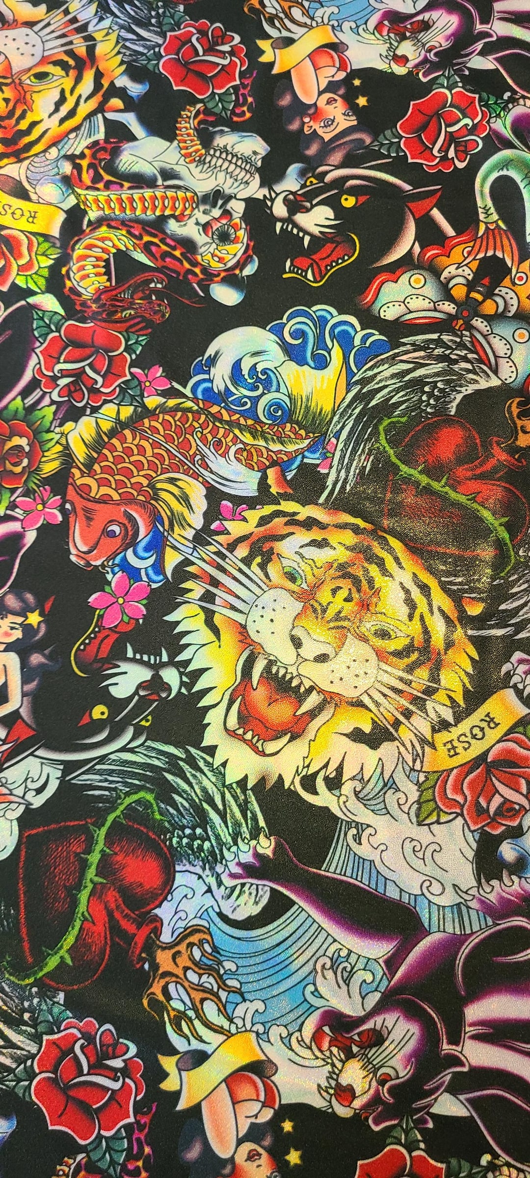 Custom Handmade Outfit by Me. Iridescent Tattoo Art. Available in ...