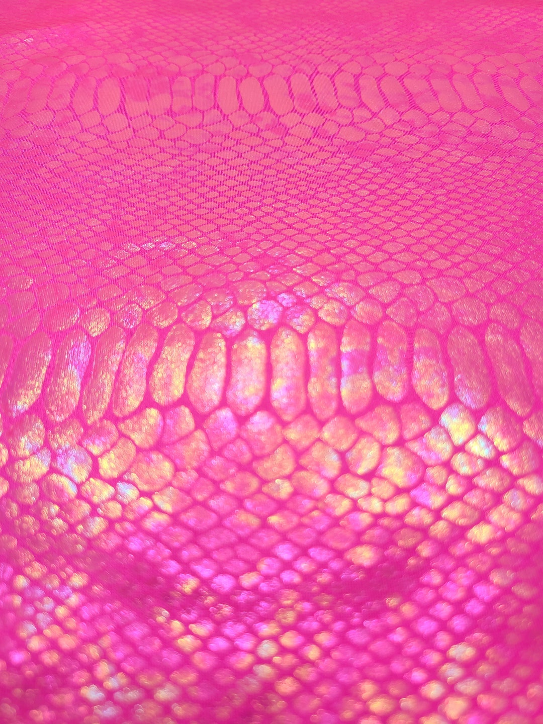 Neon Pink Anaconda Glitzy Only Available as 4 Legs or a Sleeveless Crop ...
